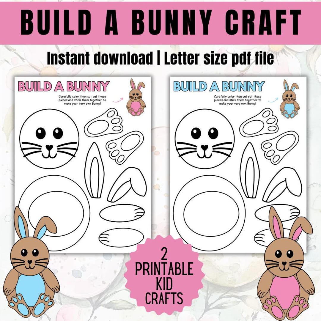 Build a Bunny Craft | Easter Crafts for Kids | Easter Crafts ...