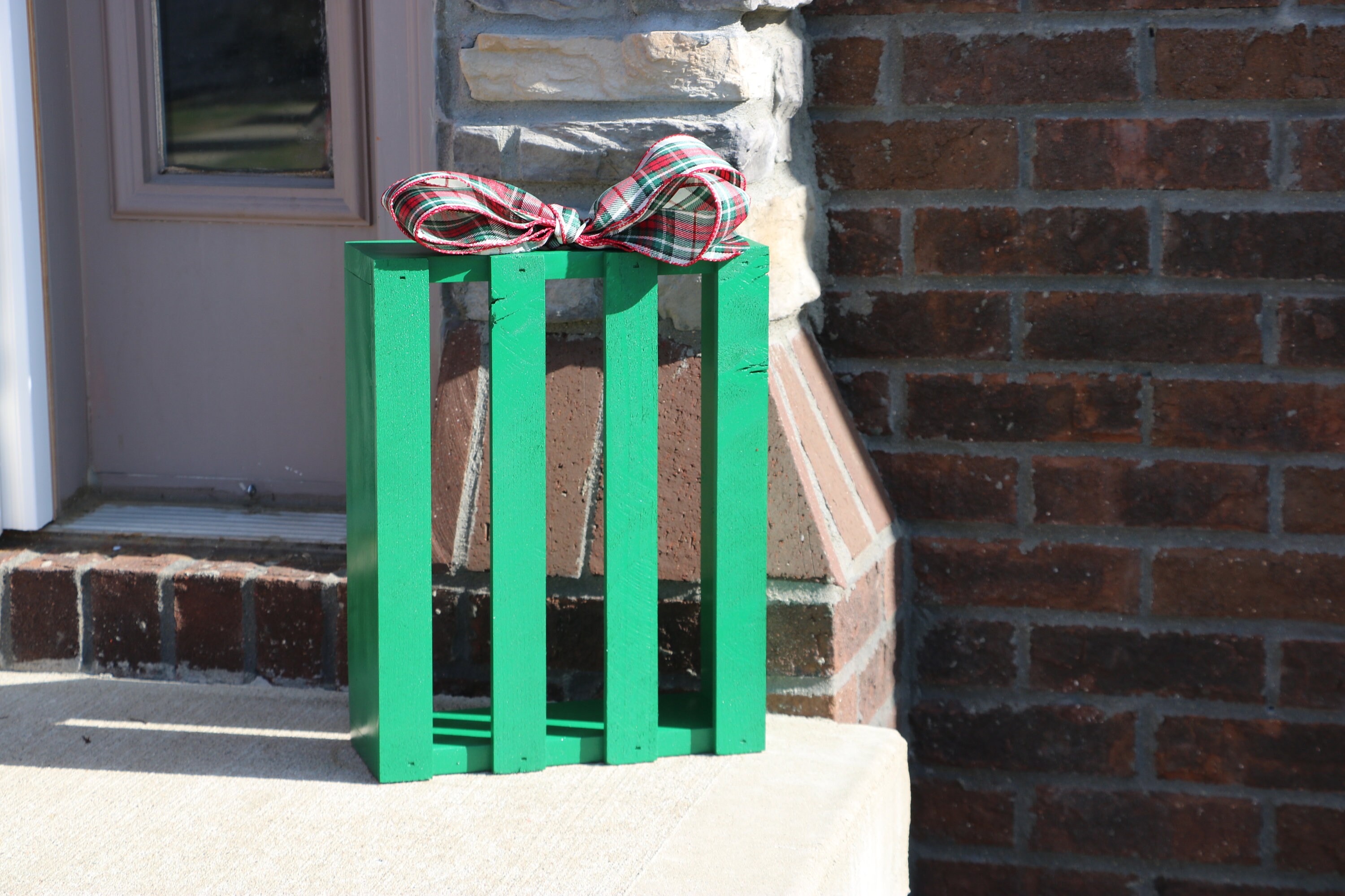 Handmade Solid Wood Crate Package Christmas Decorations - Etsy