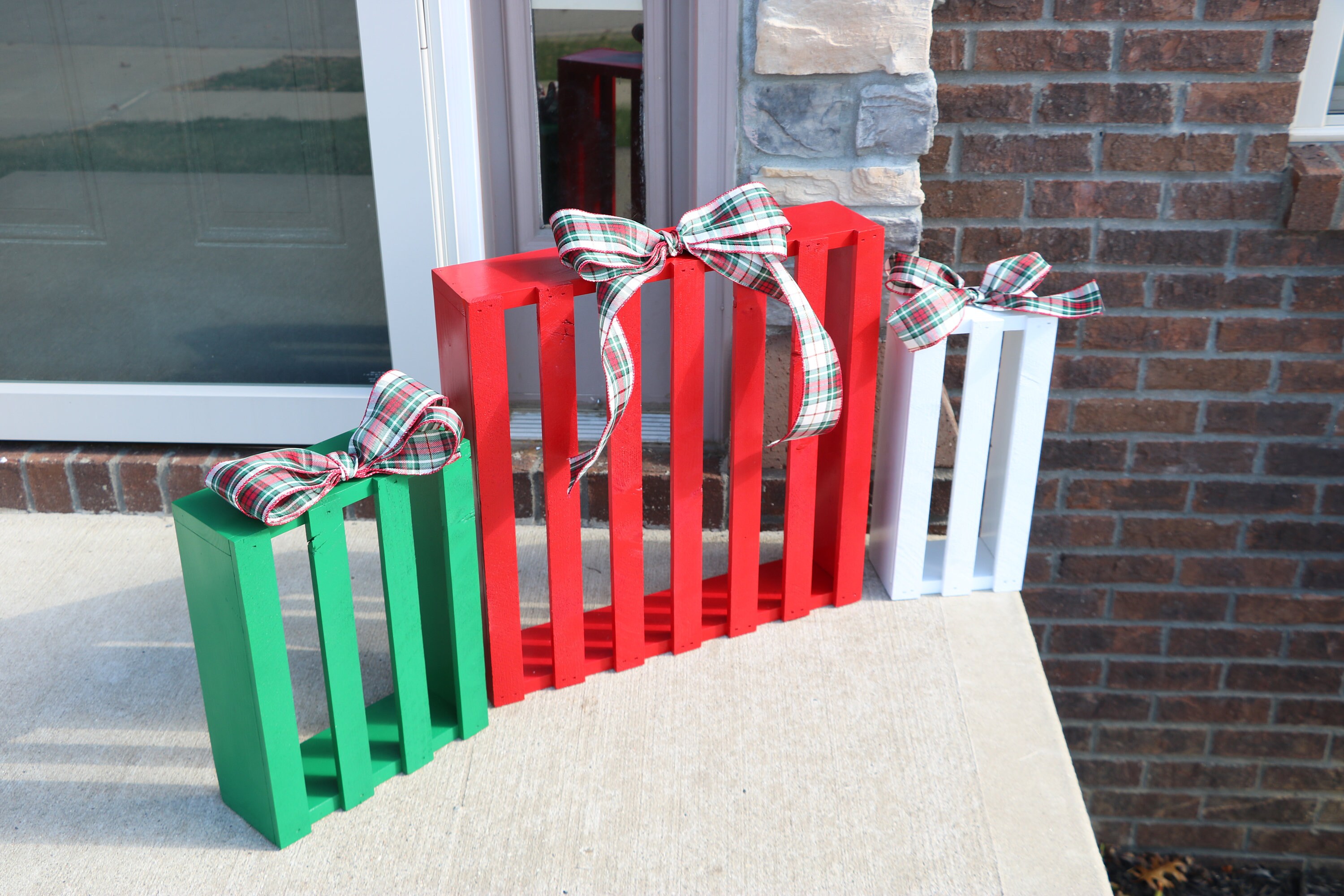 Handmade Solid Wood Crate Package Christmas Decorations - Etsy
