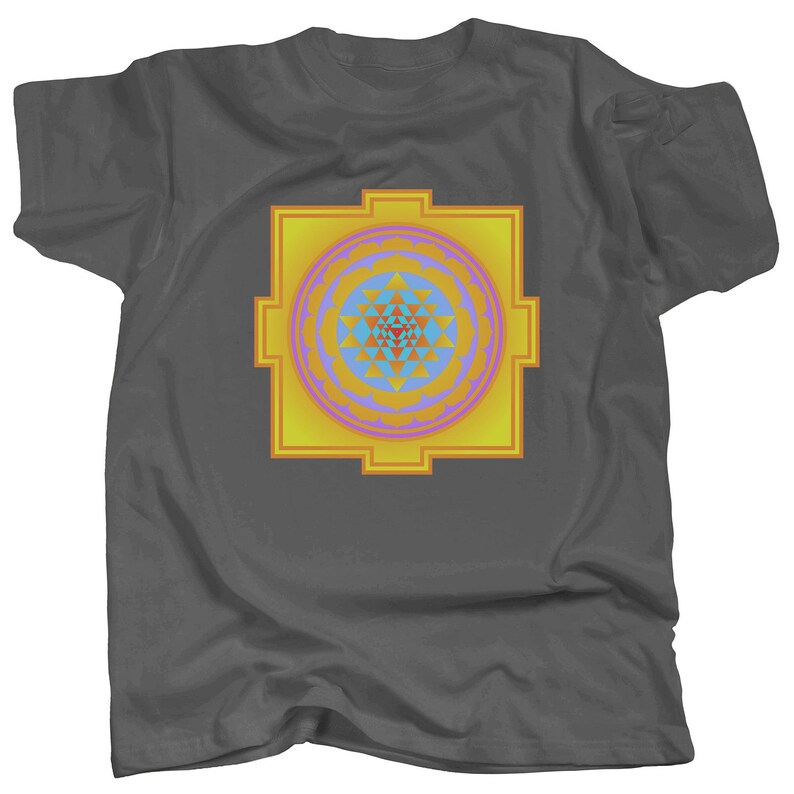 SRI YANTRA - YELLOW - T-shirt - Etsy