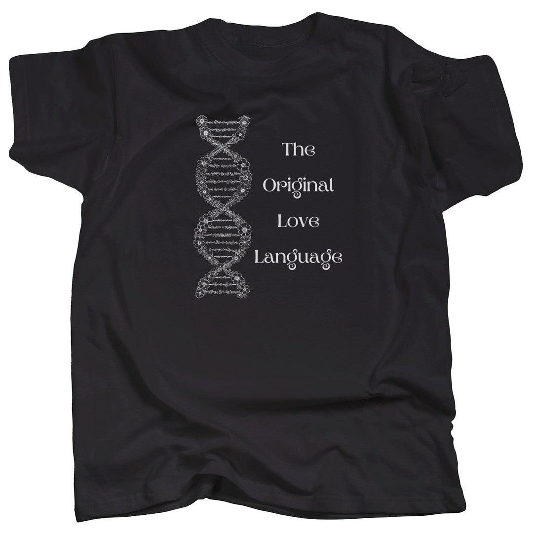 Floral Dna Helix - Line Art - Original Love Language - T-shirt - Etsy