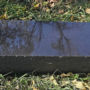 Laser Etched Premium Black Granite Monument Etsy