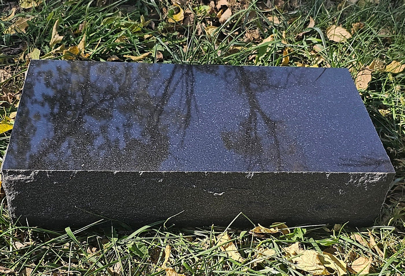 Laser Etched Premium Black Granite Monument. - Etsy