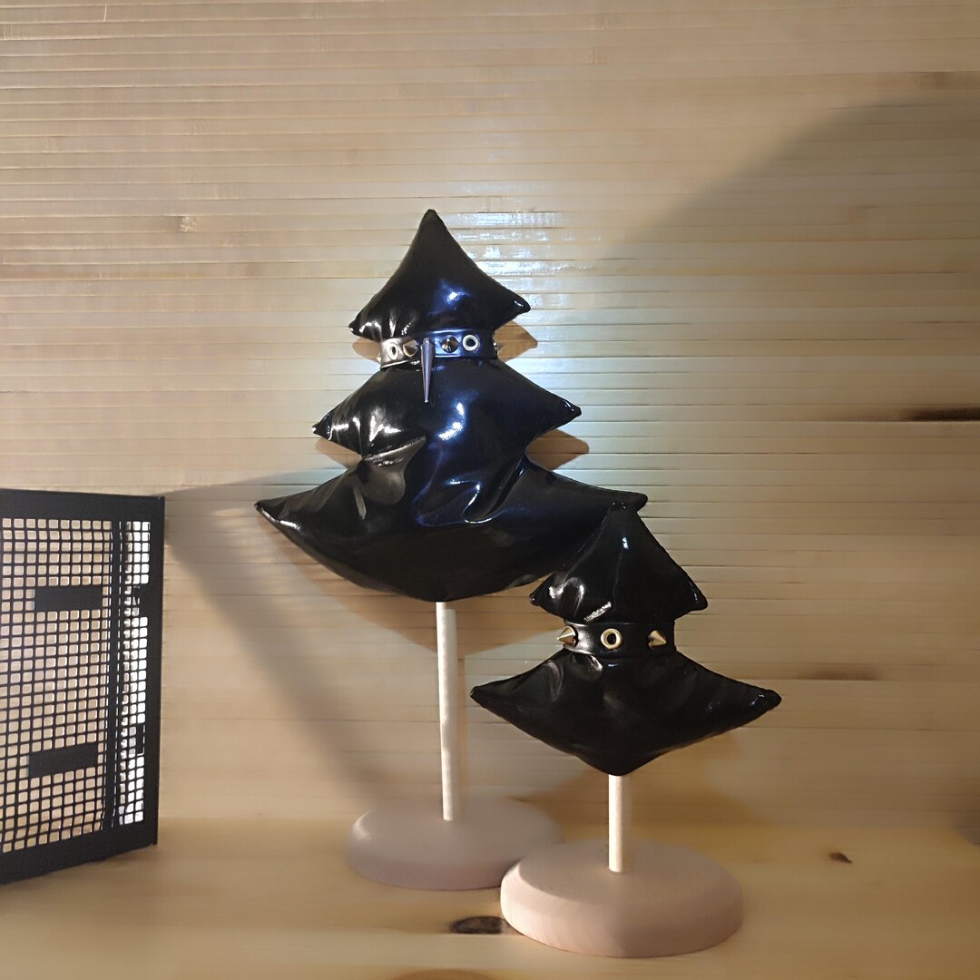 BDSM Christmas Trees, Black Christmas Trees, Faux Leather Christmas ...