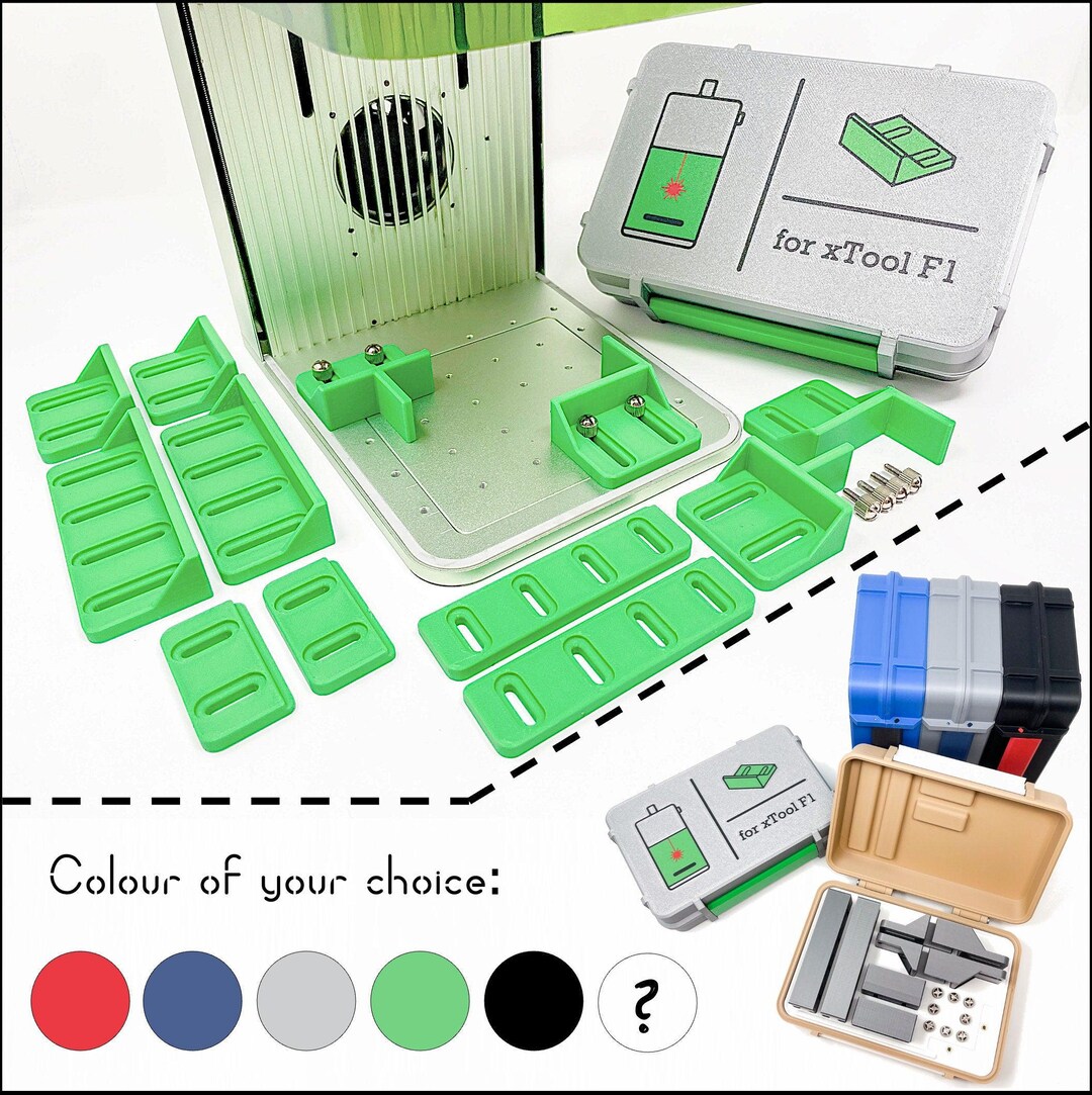 Xtool F1, F2 & F1 Lite Accessories: Positioning Aid | Jig Kit | Fixture ...
