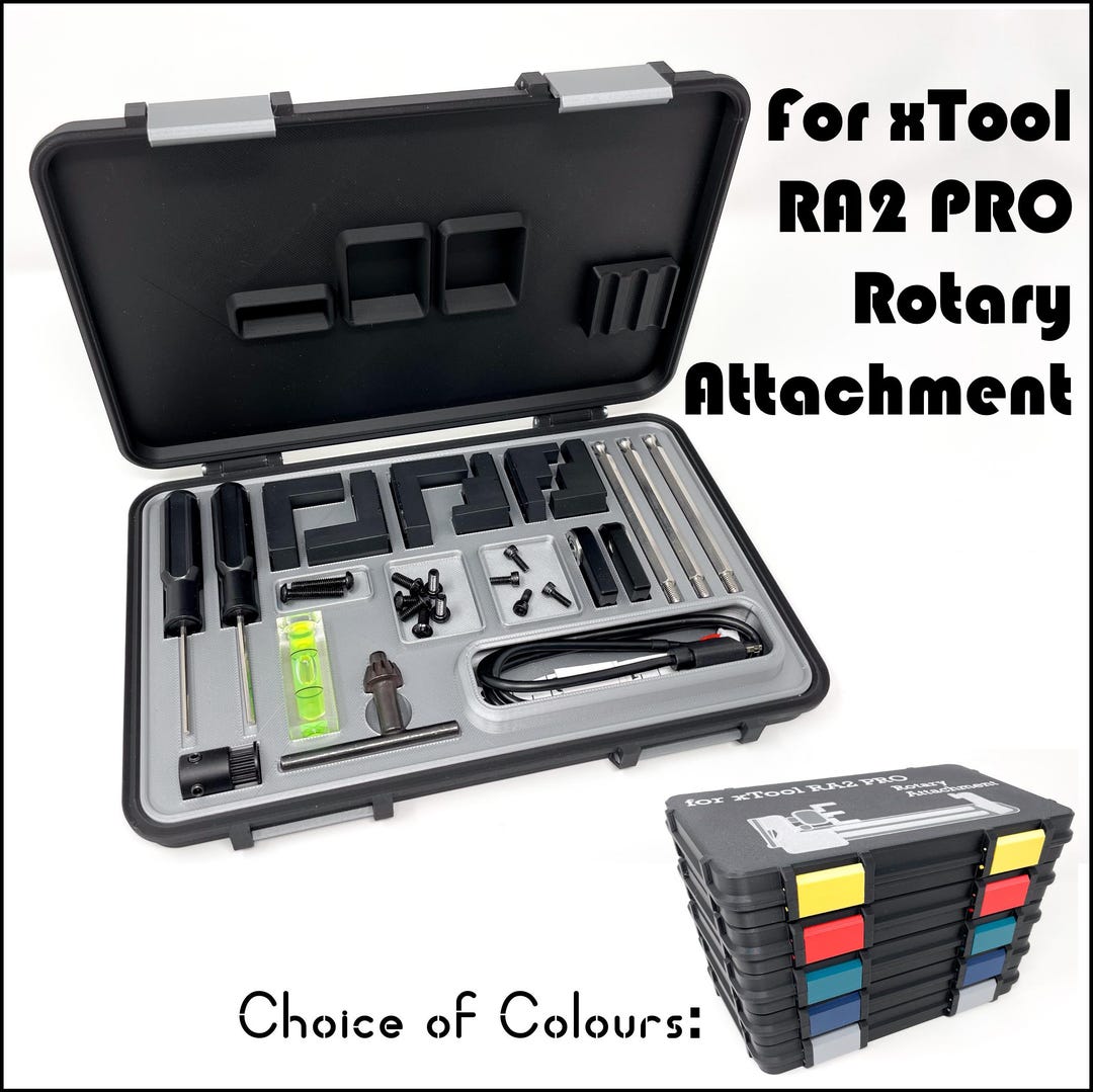 Xtool Rotary Attachment RA2 PRO Accessory Box | Case | Accessories Box ...