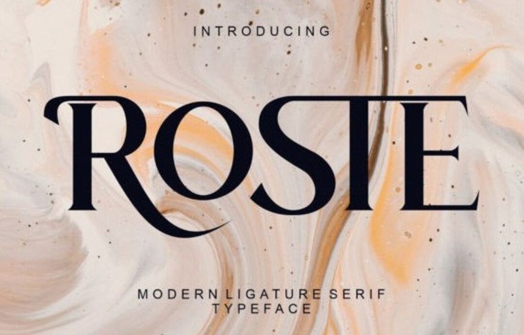 Roste Font, Signature Font, Calligraphy Fonts, Monoline Fonts, Luxury ...