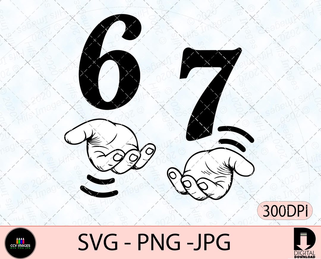 67 Numbers Meme Tshirt Design Svg - Etsy