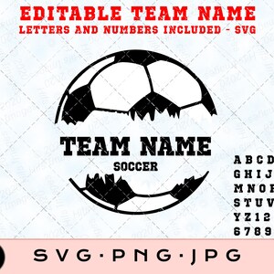 Create Football Team Design SVG - American Football, Football, Soccer ...