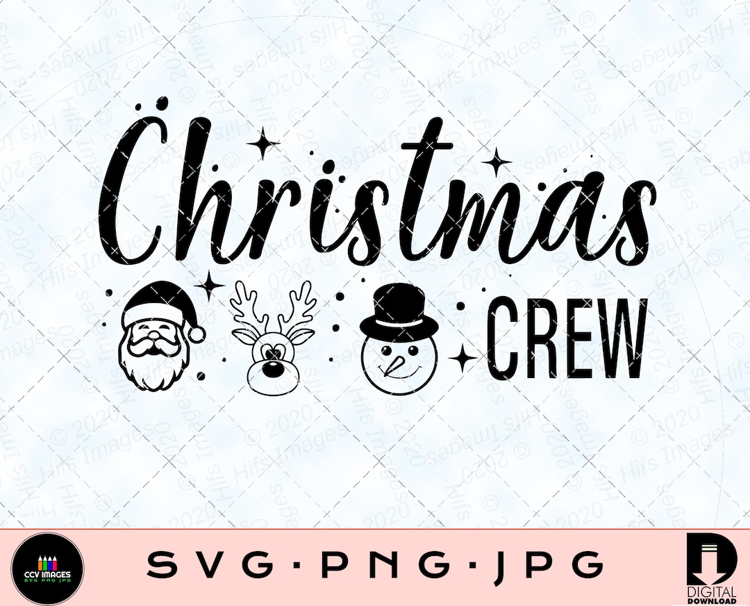 Christmas Crew Svg - Etsy