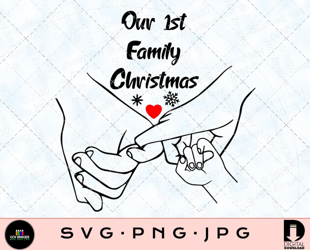 Our First Family Christmas , Family Christmas, Christmas, Svg - Etsy