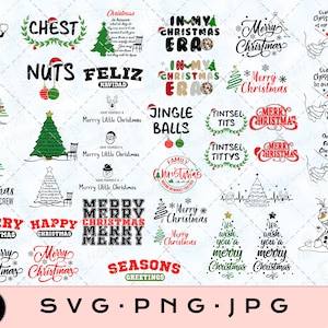 Christmas Bundle Svg Png Jpg Files - Etsy