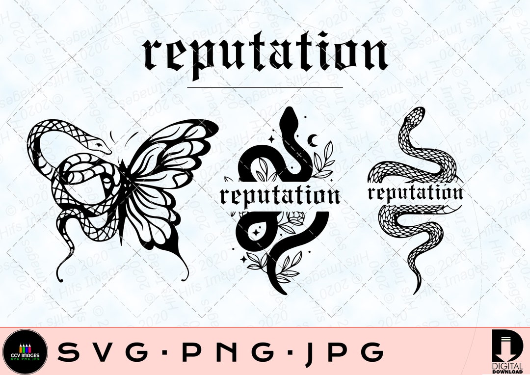 Reputation Snake Butterfly Wings SVG PNG JPG - Etsy Australia