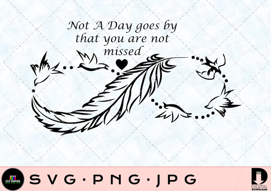 Not a Day Goes by You Are Not Missed Svg - Etsy