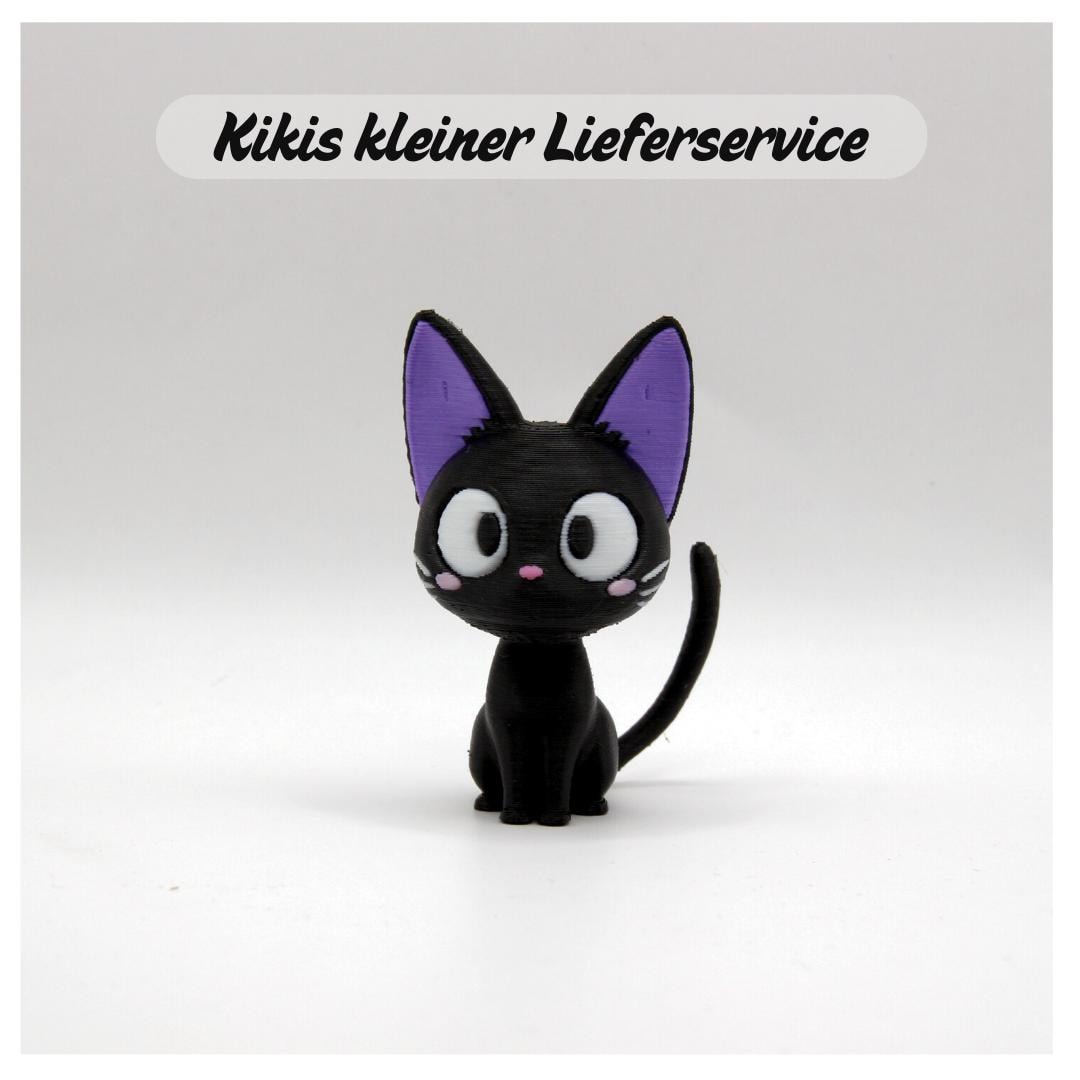 Jiji | Chibi Jiji | Kiki's Delivery Service | 3d-printed Jiji | Cute ...