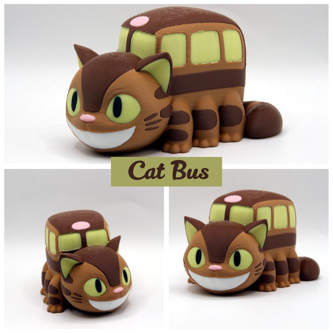 Cat Bus | Chibi Cat Bus | Cat Bus Figure | 3d-printed Cat Bus | Cute ...