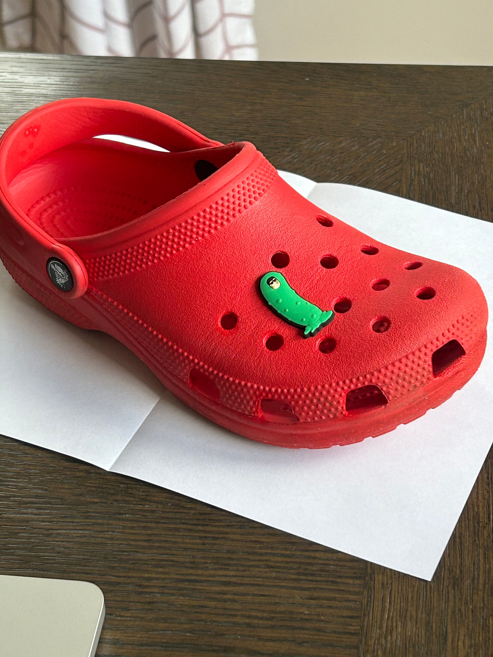 Quirky Average Pickle Crocs Shoe Charms, Fun Pair - Etsy