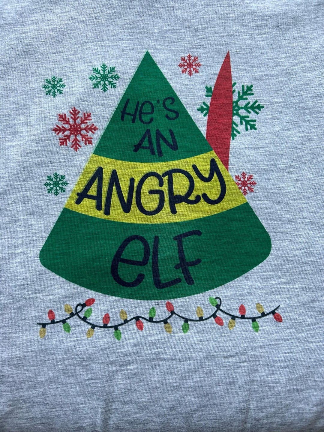 Elf Movie - "he's an Angry Elf" - Etsy