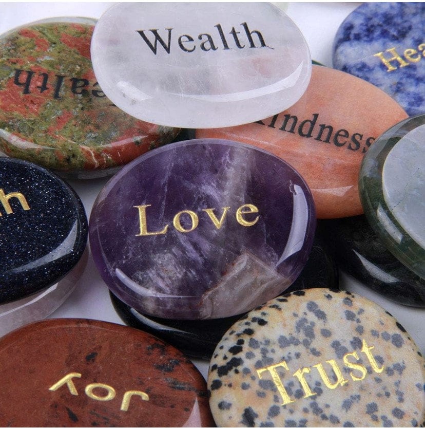 Engraved Inspirational Stones, Engraved Worry Stones, Motivational ...