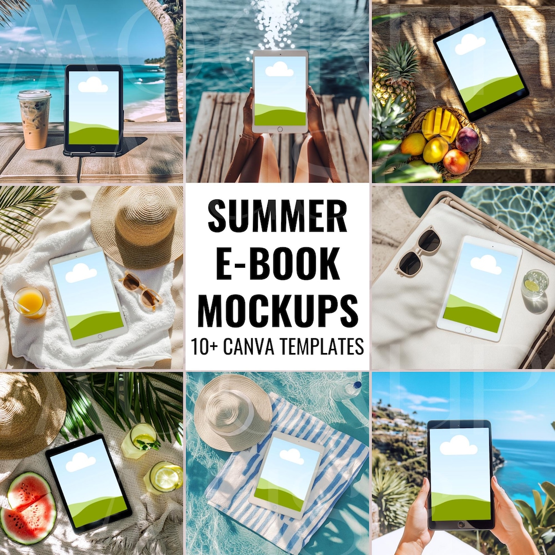 Ebook Mockup Bundle Tablets Device Mockup iPad Bookstagram Templates ...