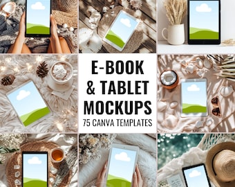 Ebook Mockup Bundle Holidays Device Mockups iPad Bookstagram Templates ...