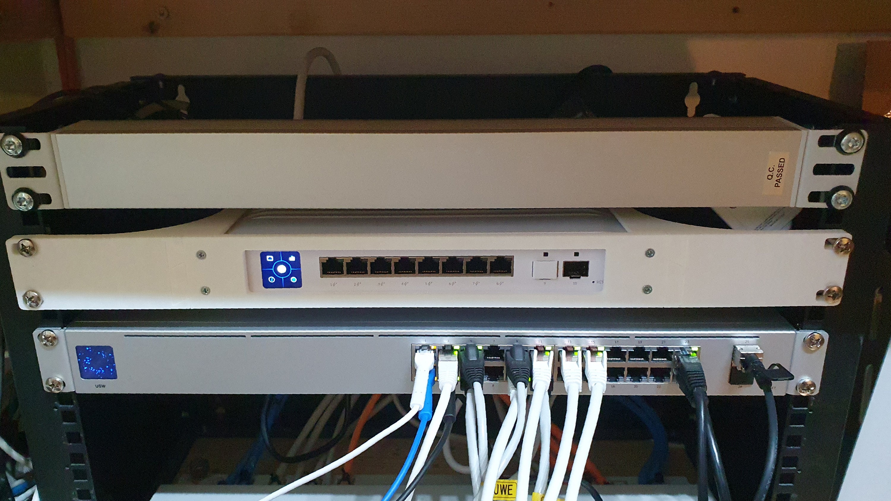 19'' Ubiquiti Unifi Switch Enterprise 8 Poe Rack Mount / Rackhalterung ...
