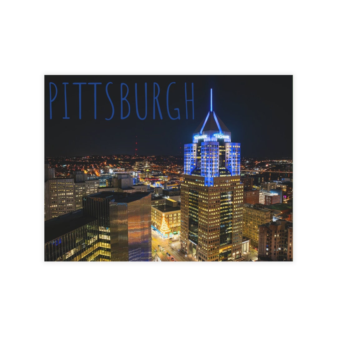 Highmark & Hornes - Pittsburgh Pennsylvania Skyscraper City Artwork ...