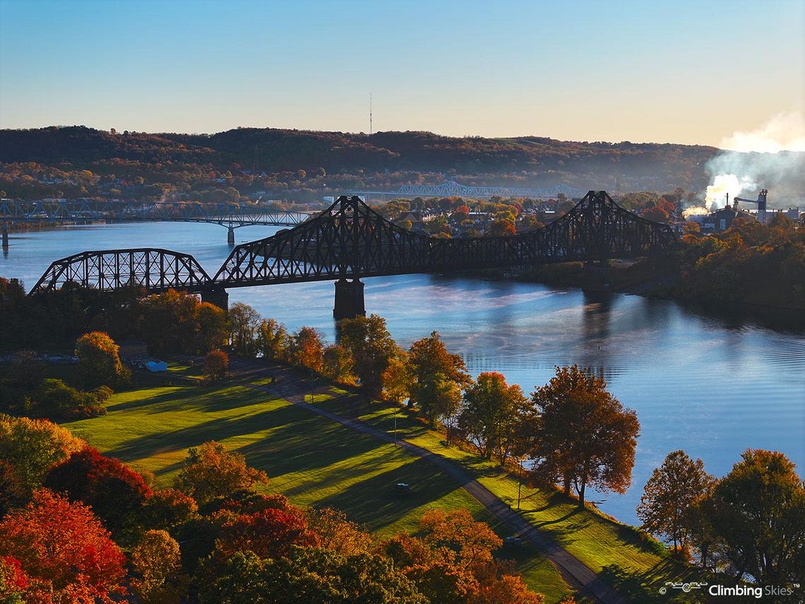 Monaca / Beaver Historic Railroad Bridge - Digital Download Image Photo ...