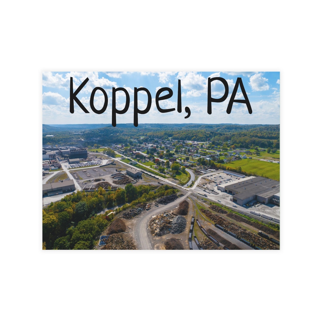 Koppel Aerial - Pennsylvania Small Towns Outdoors Landscape Colorful ...