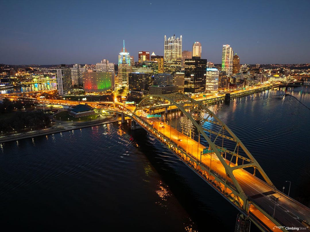Ft Pitt Bridge & City High - Digital Download Photo Image Print ...