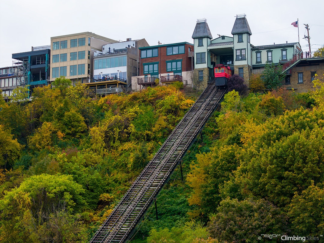 Enjoy the Ride - Pittsburgh Pennsylvania Duquesne Incline Landmark Fall ...