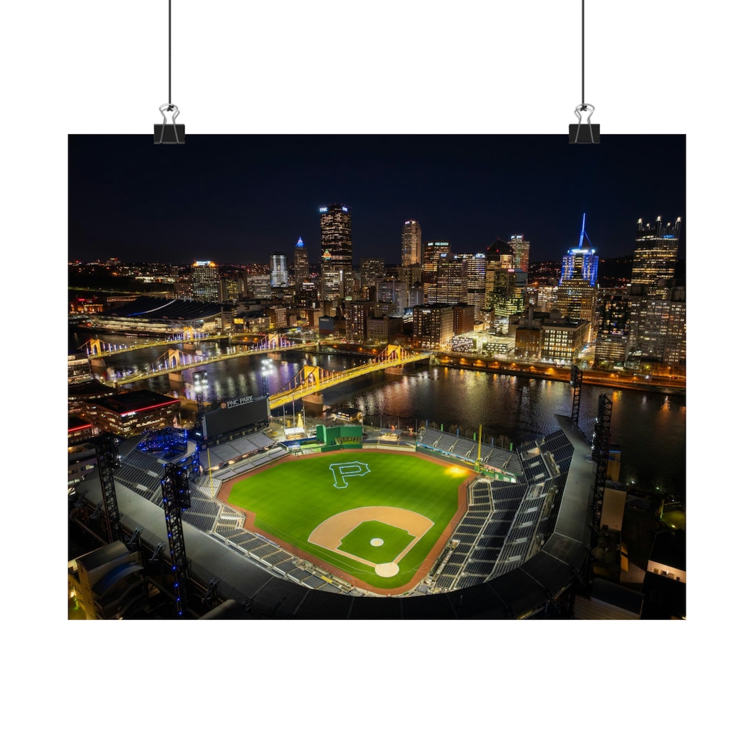 Night Falls on the Ballpark 1 Pittsburgh Pennsylvania Baseball Sports ...