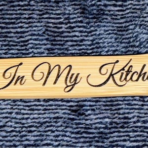 Funny Sarcastic Wooden Spoons Spatulas Kitchen Utensils Engraved ...