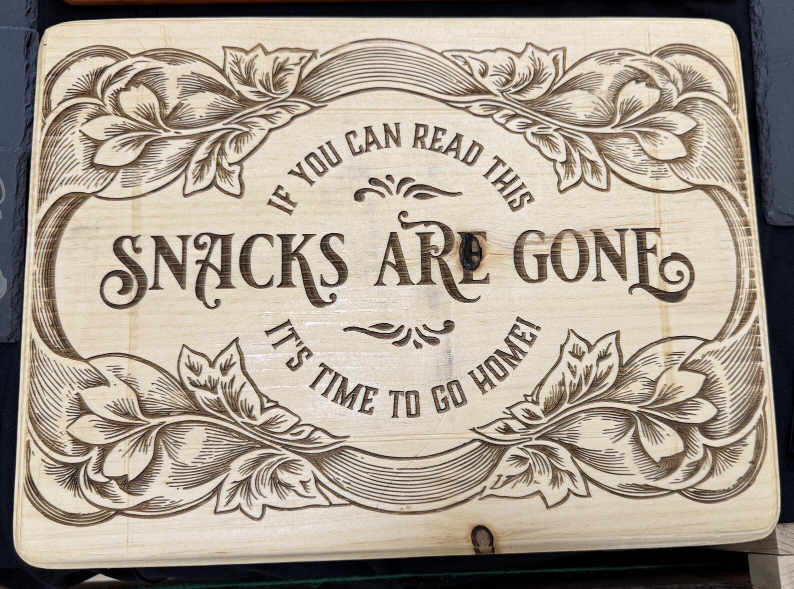 Snacks Are Gone Snack Tray, Funny Tray Platter Serving Board - Etsy