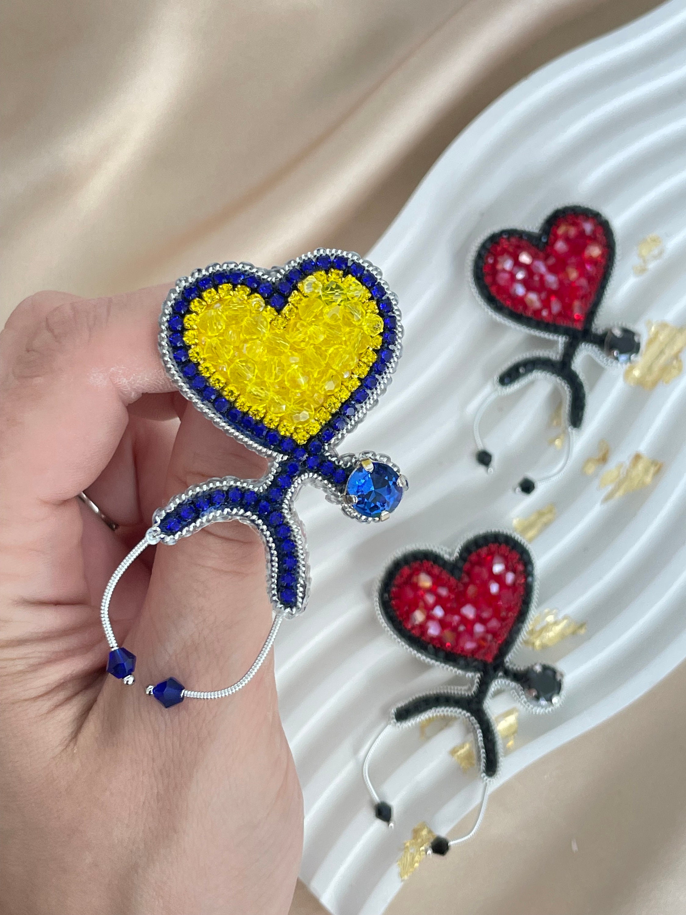 Handmade Stethoscope Brooch, Brooch for a Doctor - Etsy