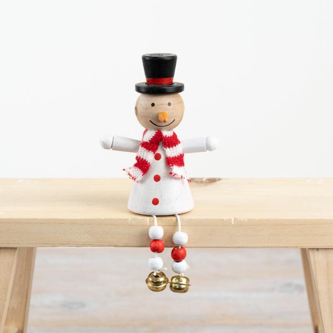 Snowman Dangle Legs Deco, 10.5cm - Etsy