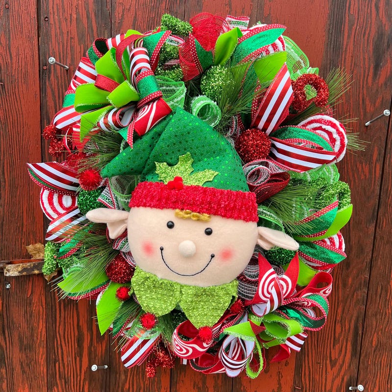 Elf Wreath - Etsy