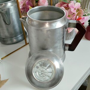 Rare: Antique Coffee Maker in Aluminum, Bakelite and Glass - Vintage ...