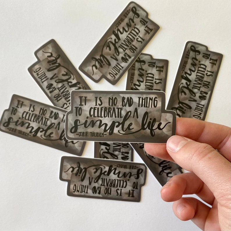 Tolkien Sticker, Quote Sticker, Cute Sticker, Lord of the Rings - Etsy