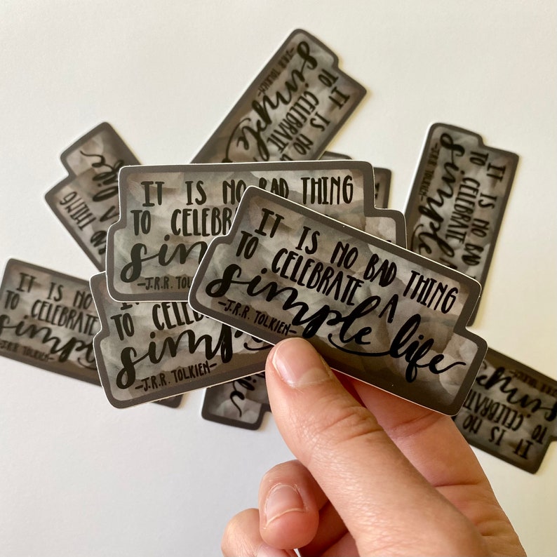 Tolkien Sticker, Quote Sticker, Cute Sticker, Lord of the Rings - Etsy