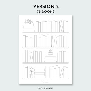 Bookshelf Reading Tracker, Reading Log Printable, Book Tracker Template ...