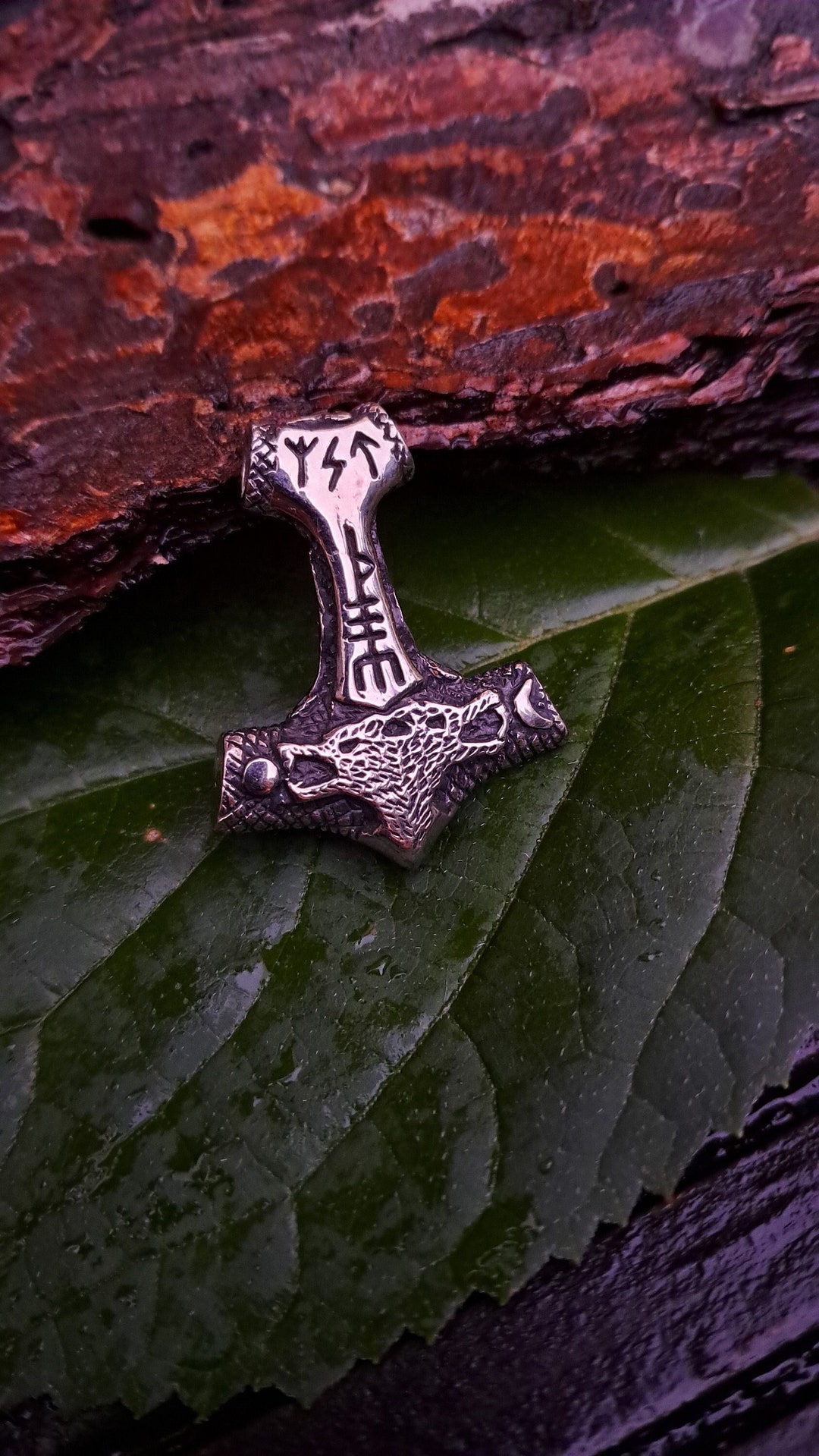 Skoll and Hati Mjolnir Hand-casted in Pewter, Unique Artwork on Etsy ...