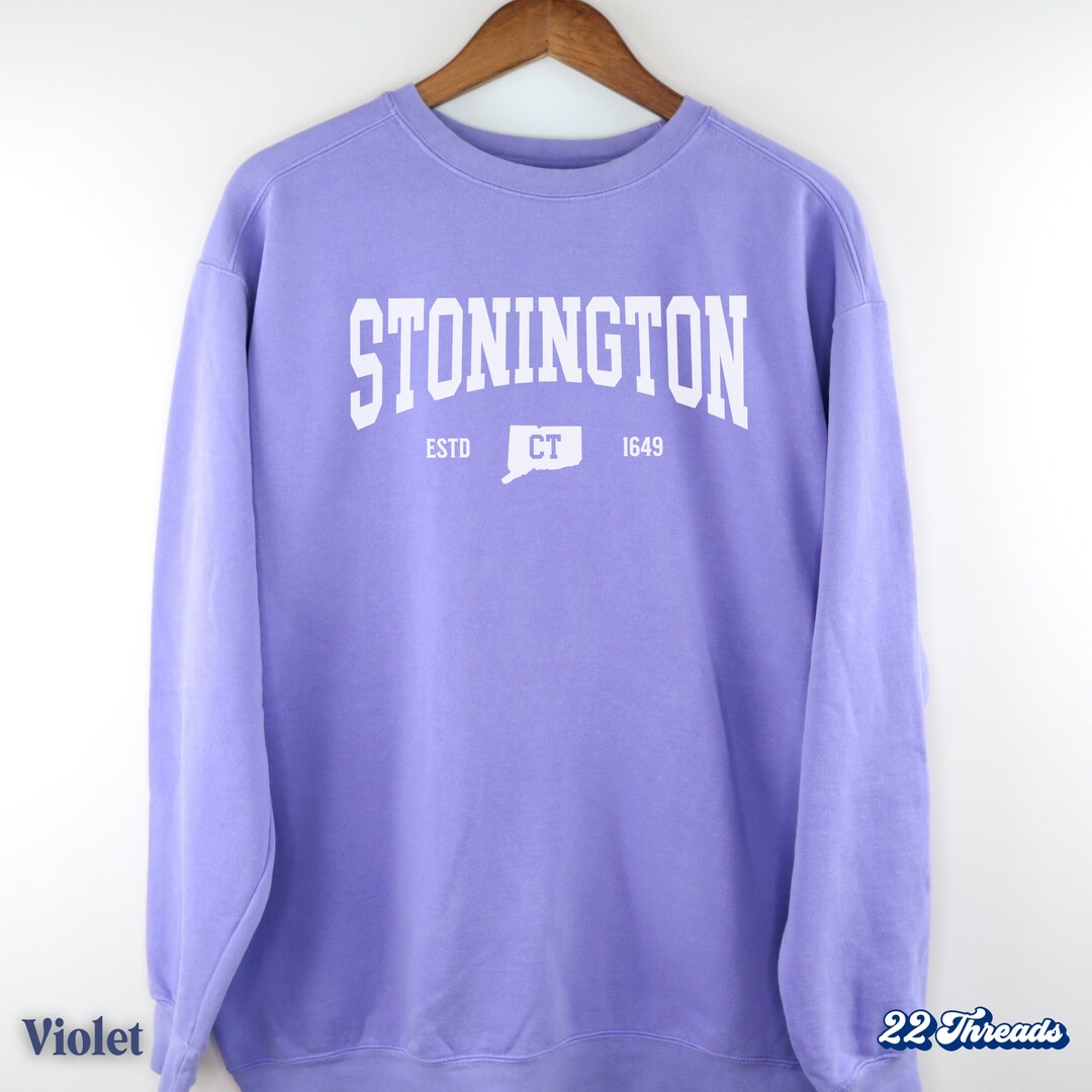 Stonington Connecticut Sweatshirt Preppy Connecticut Vintage - Etsy