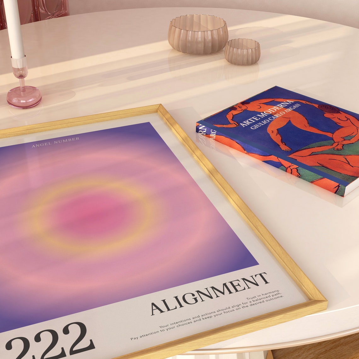 222 Angel Number Poster Aura Poster Aura Print Angel Number Print Angel ...