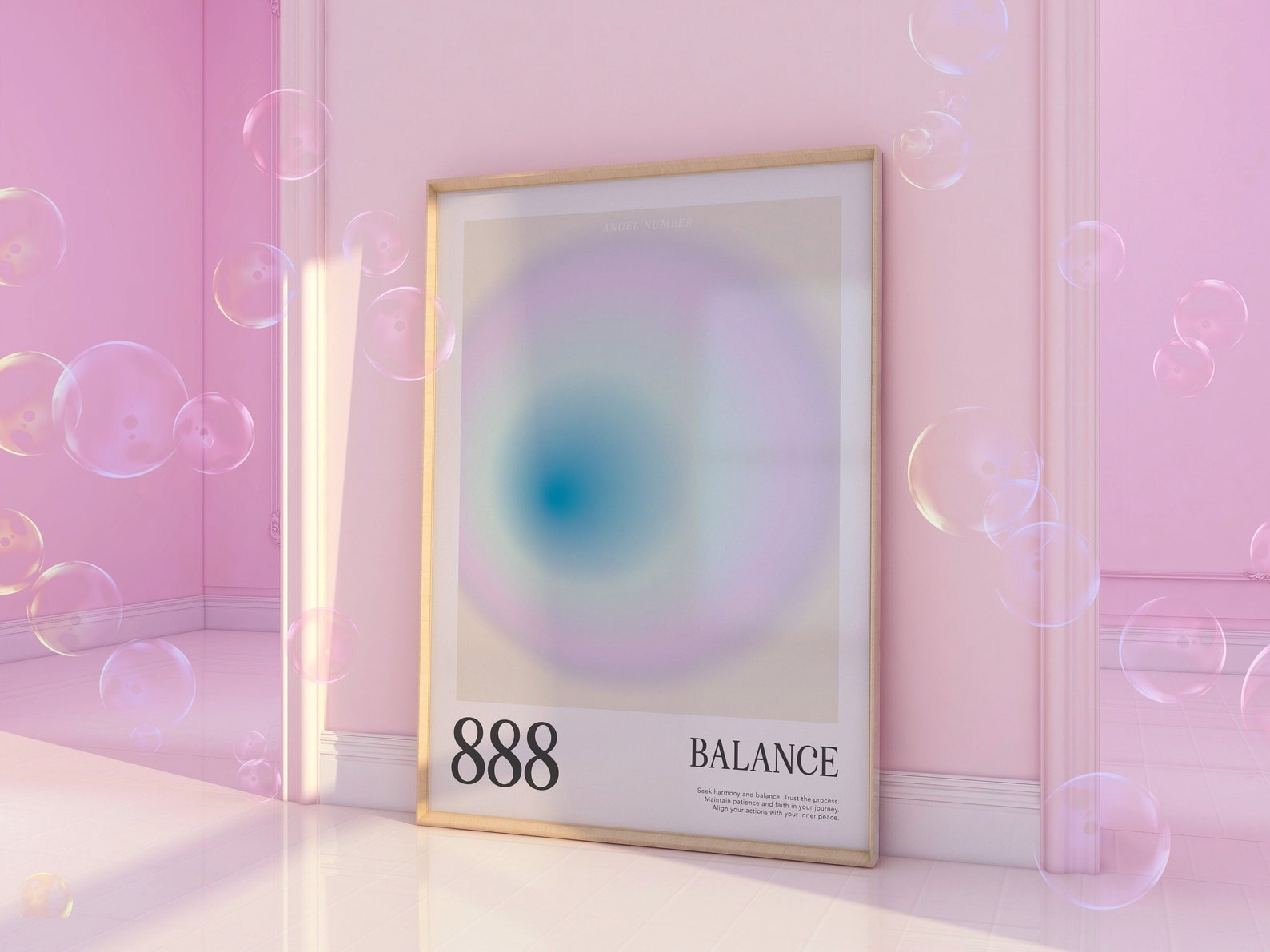 888 Angel Number Poster Aura Poster Aura Print Angel Number Print Angel ...