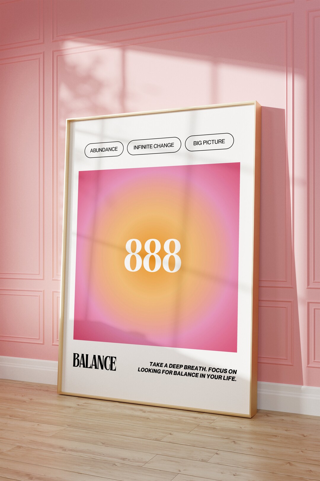 888 Angel Number Poster Aura Poster Aura Print Angel Number Print Angel ...