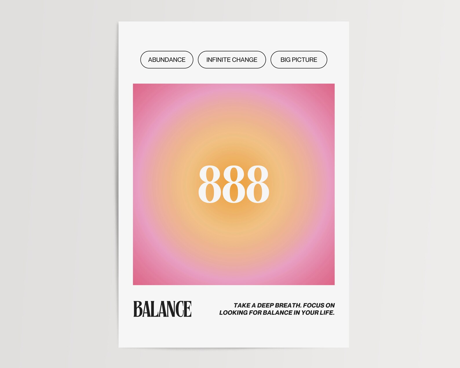 888 Angel Number Poster Aura Poster Aura Print Angel Number Print Angel ...