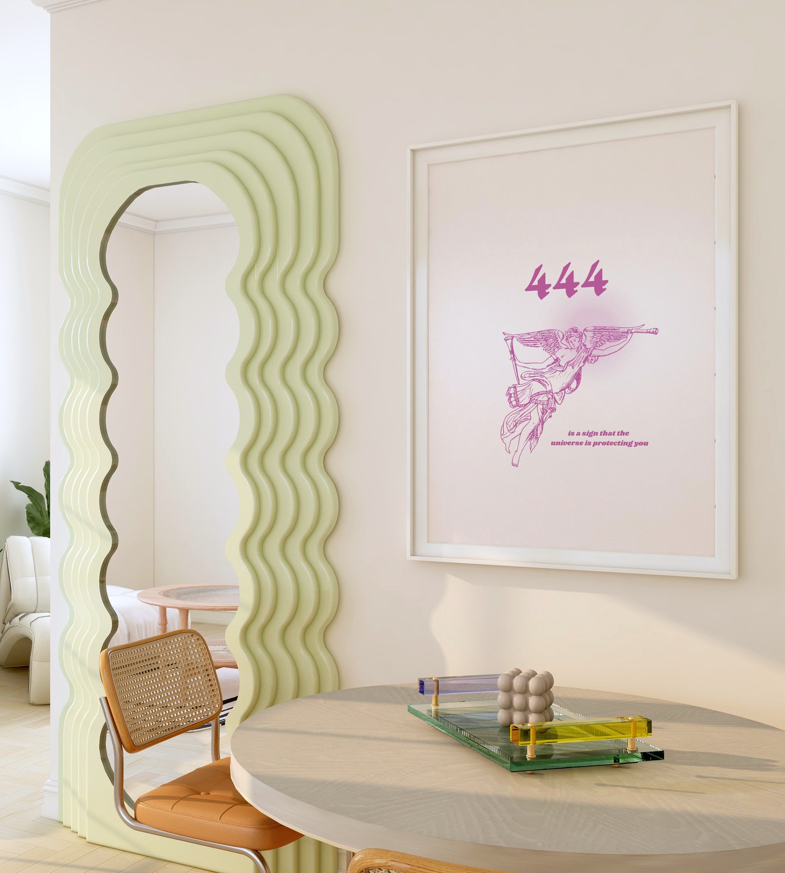 444 Angel Number Poster Aura Poster Aura Print Angel Number Print Angel ...