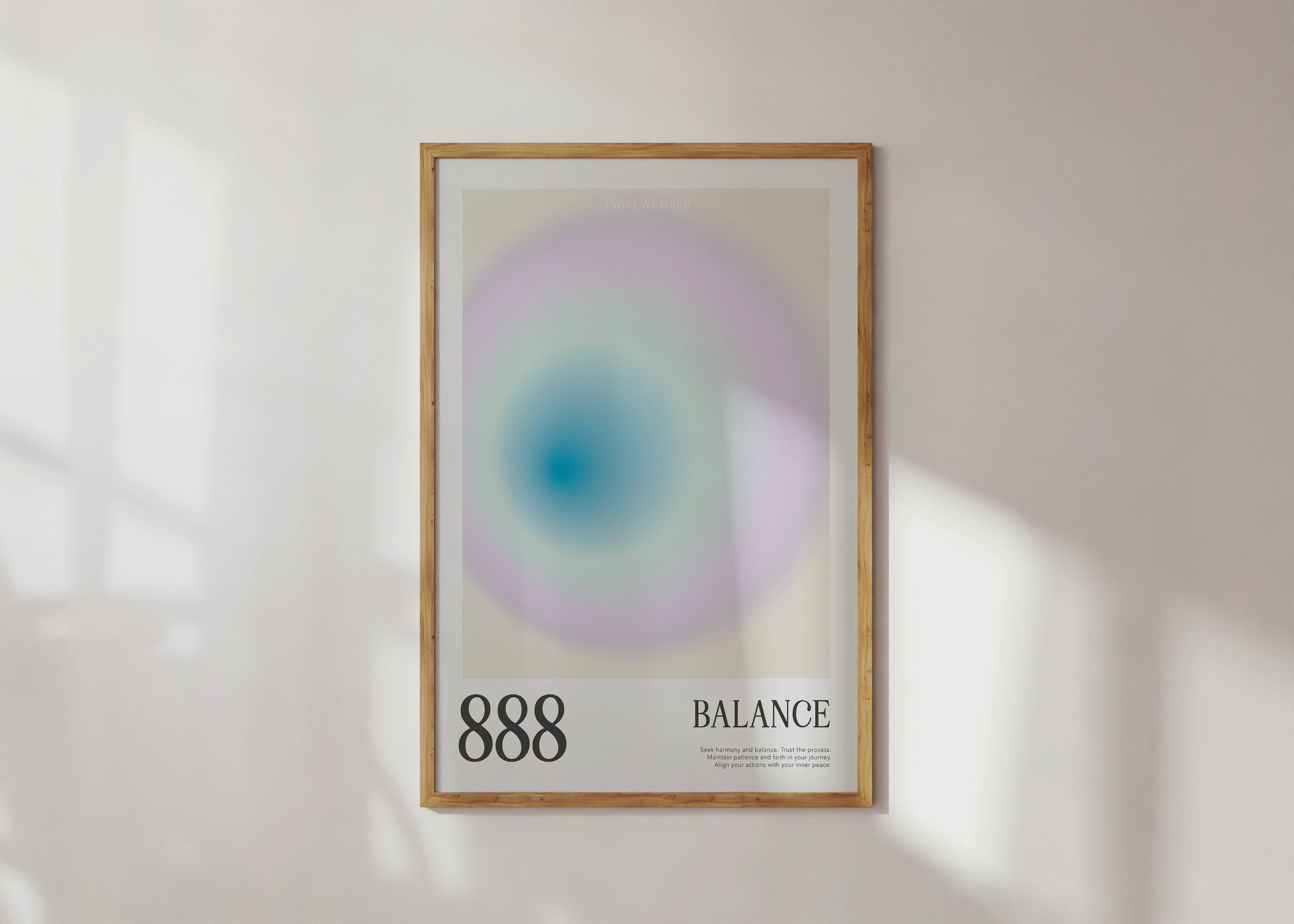 888 Angel Number Poster Aura Poster Aura Print Angel Number Print Angel ...