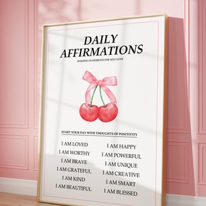 Coquette Room Decor Coquette Wall Art Motivational Poster Girly Wall ...